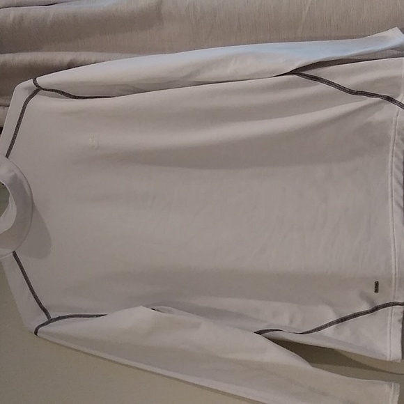 STARTER | Tops | Starter White Long Sleeve Spandex Top | Poshmark